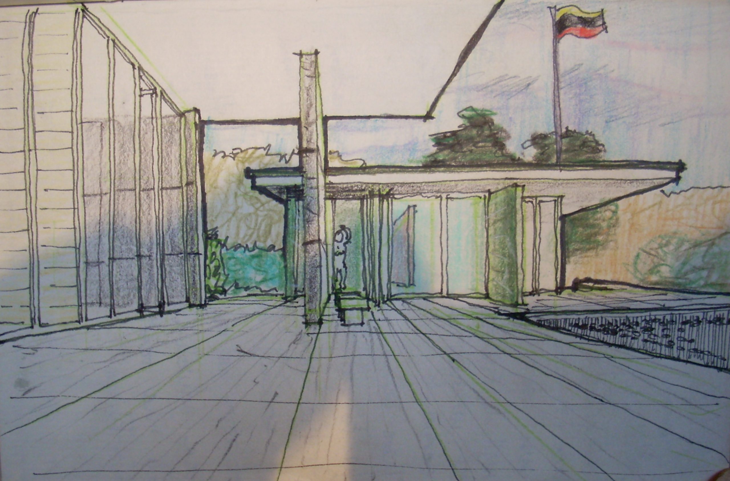 German Pavilion by Mies Van der Rohe, Barcelona Spain - Studio Joseph ...